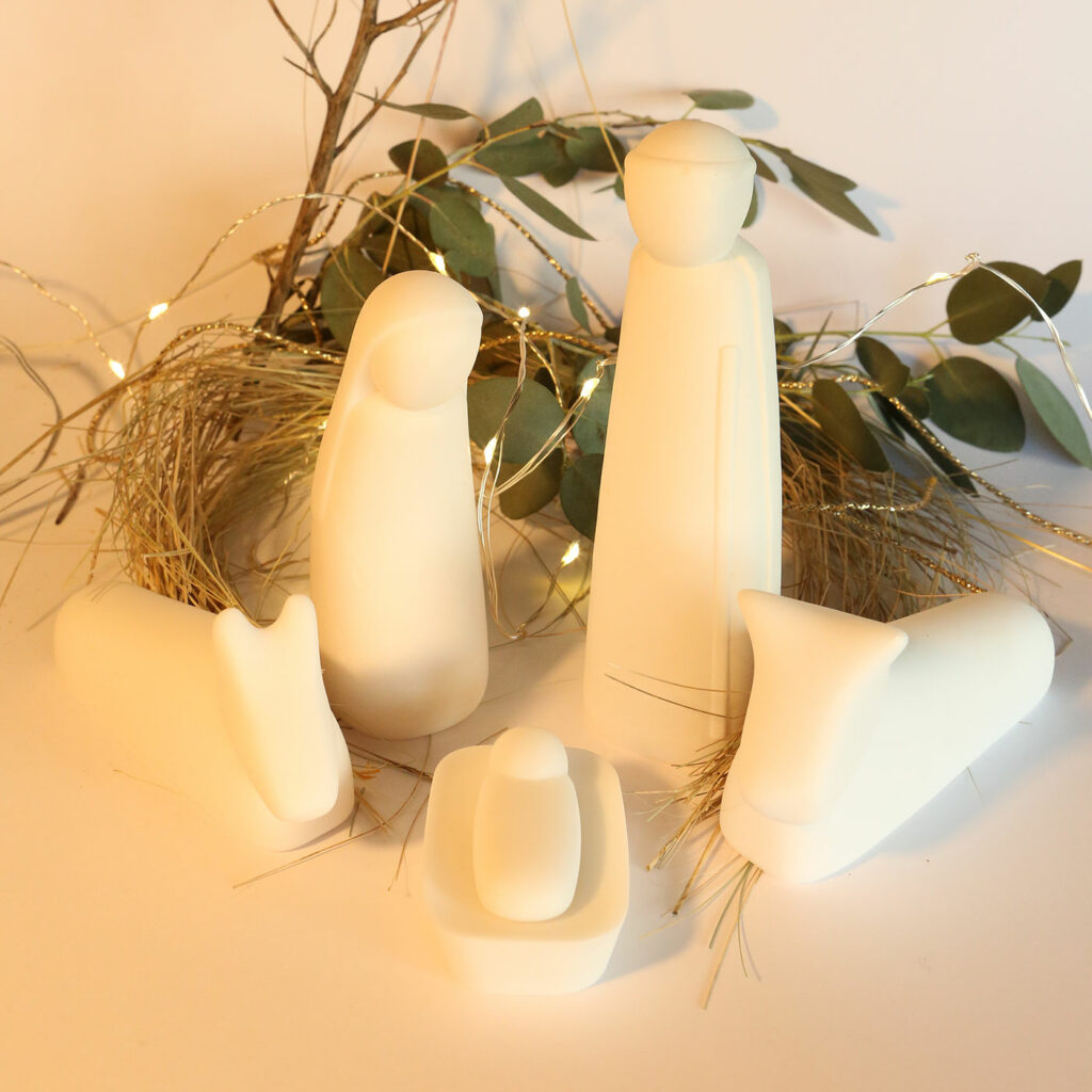 Crêche Noël Bœuf - Scène de la nativité - Santon bœuf – Catholife